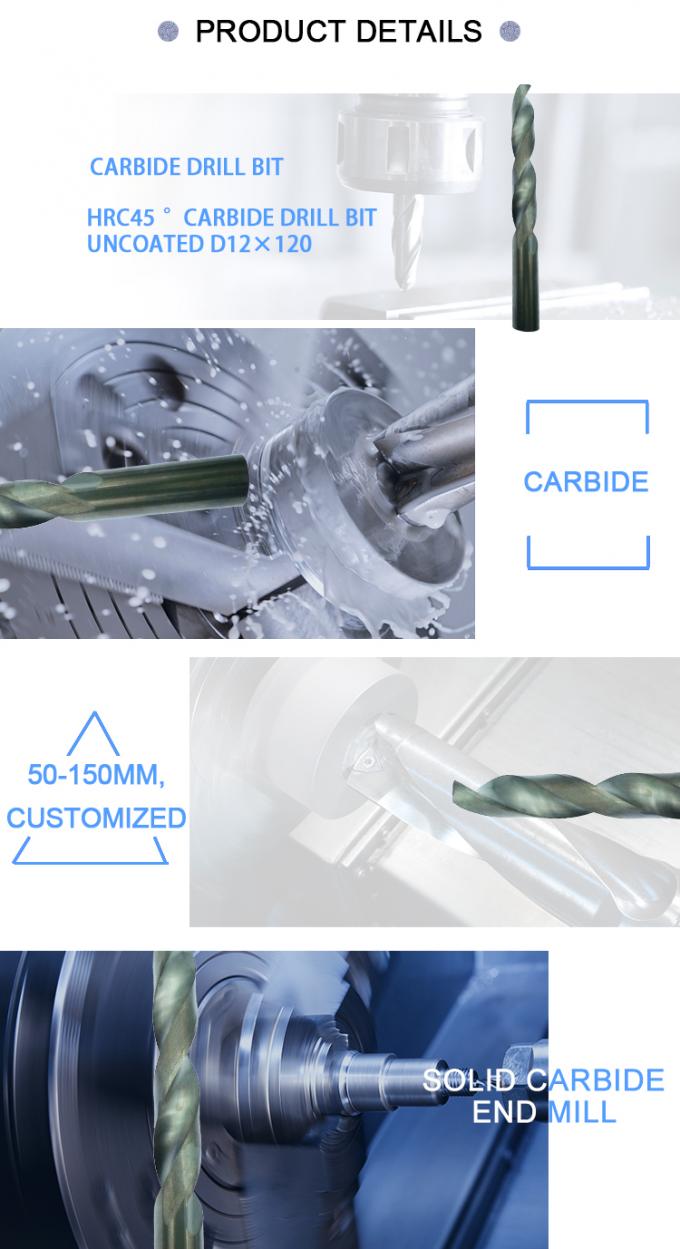 Metal Working Tool Chamfer End Mill 30 Degree High Hardness 1-20mm ...