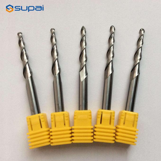 Carbide Taper End Mill For Aluminum Polished Non-Ferrous non-metallic metal