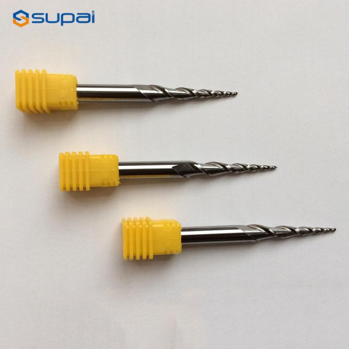 Carbide Taper End Mill For Aluminum Polished Non-Ferrous non-metallic metal