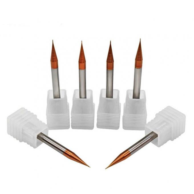 30 Degree Miniature Tapered End Mills , Solid Carbide Ball Nose End Mills