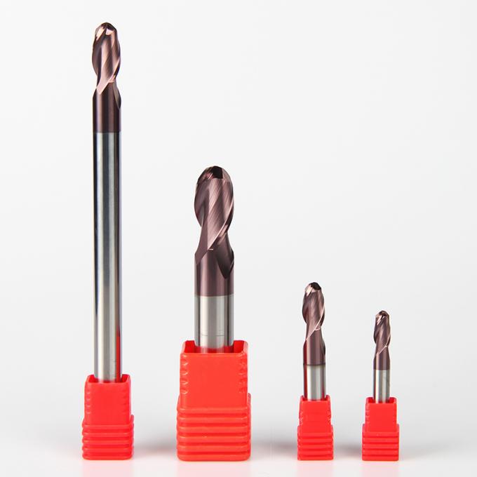 6mm 8mm 10mm Ball Nose Milling Cutter H6 Tolerance