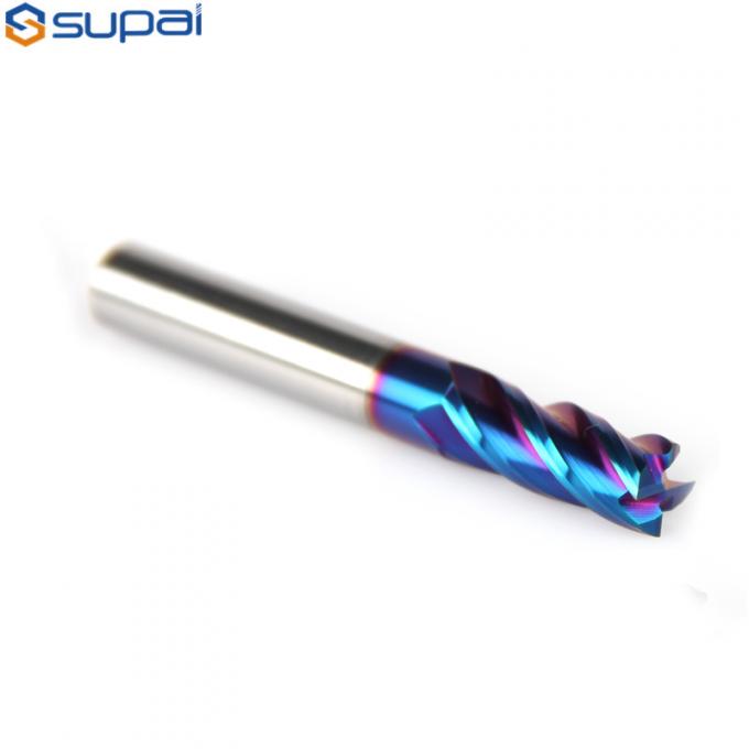 High Precision Tungsten Steel EndMill CNC Tools Nano Coating Milling Cutter