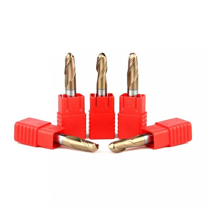 Solid Tungsten Carbide Cnc Round Spherical Ball Nose End Mill