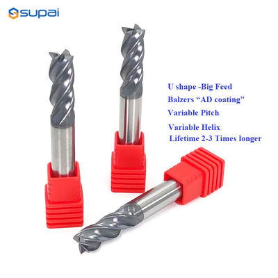 Standard Size Carbide End Mill Carbide Rounding Corner Radius End Mill ...