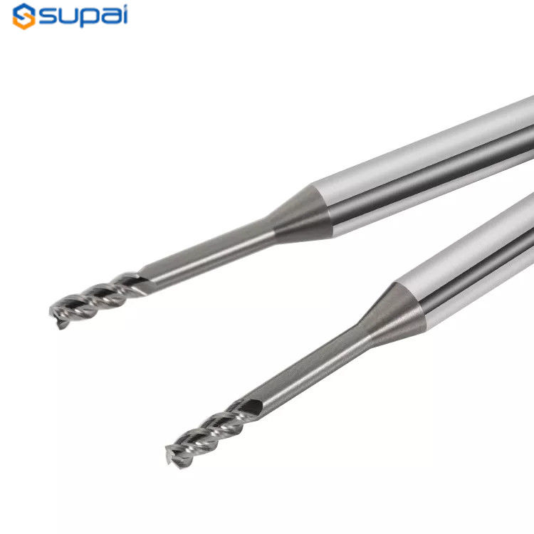 Deep Groove Ball End Mill Micro-Diameter CNC Long Neck Long Clearance ...