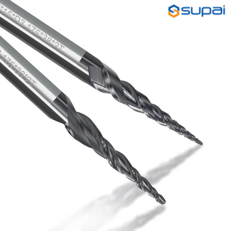 1/2 Shank Diameter Single End Tapered End Mill Bit for High Precision ...
