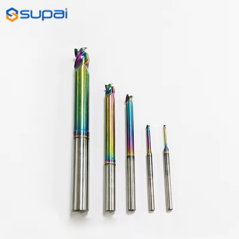 2-1/2 Inch Aluminum End Mill With 35°-45° Helix Angle And 0.030 Inch ...
