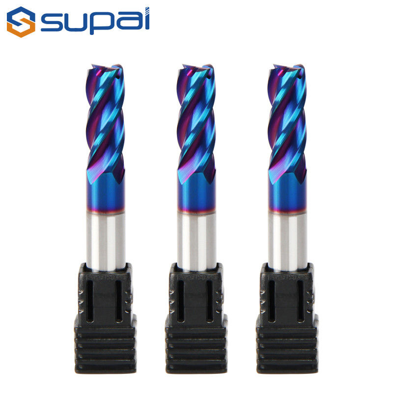 Length 50-150mm Flat End Mill 1-20mm With Coating 4 Flute CNC Tools