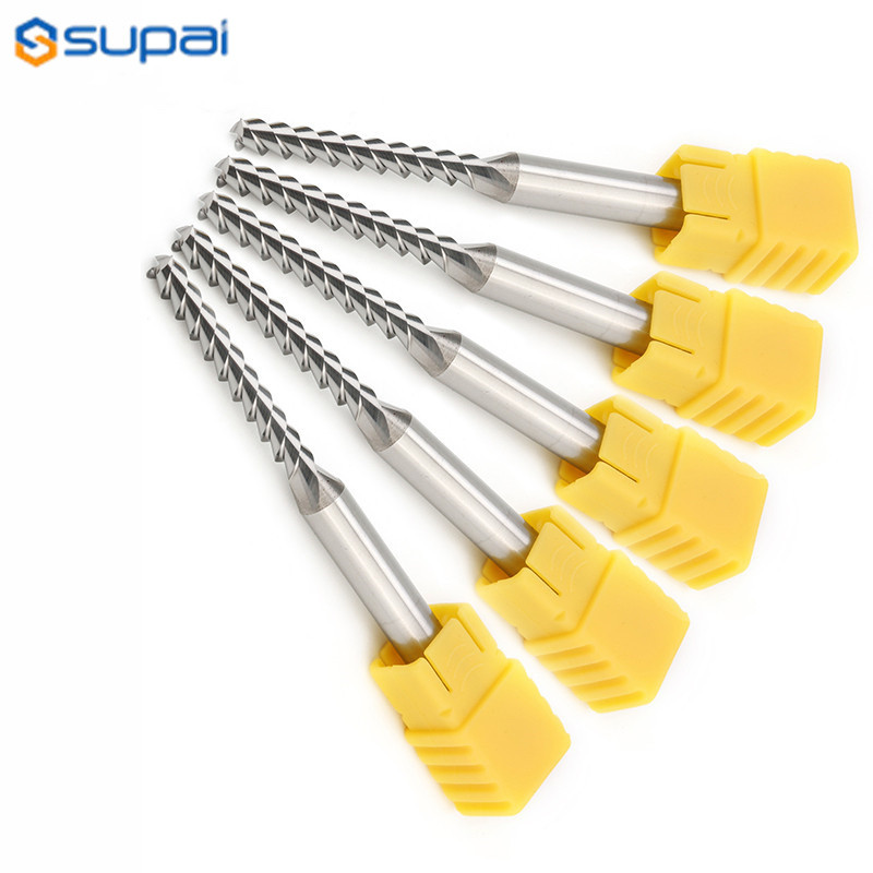 CNC Machining Aluminum End Mill Mirror Finish Custom Milling Cutter