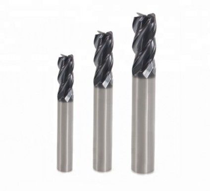 Standard Size Carbide End Mill Carbide Rounding Corner Radius End Mill ...